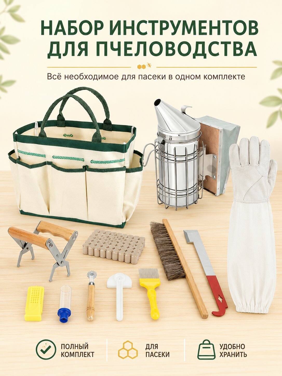 Набор для пчеловода полный комплект инструментов для вашей пасеки!