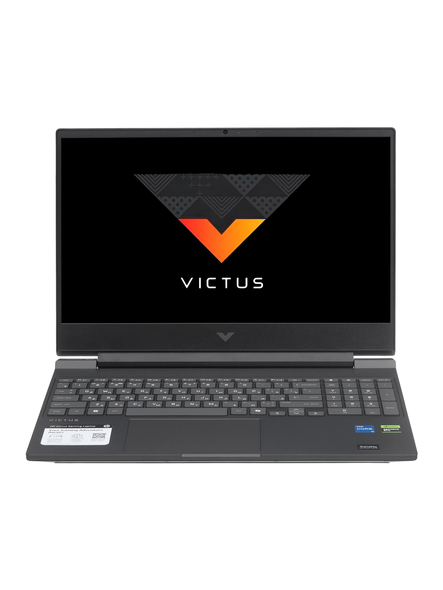 Ноутбук HP Victus 15-fa2082wm / Intel i5-13420H/ NVIDIA RTX 4050 6GB GPU/ 16GB/ 512GB SSD/ 15.6", серебристый