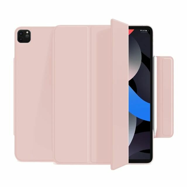 Чехол для iPad Pro 12.9" (2018-2022) COTECi Магнитный Apple Pencil Pink