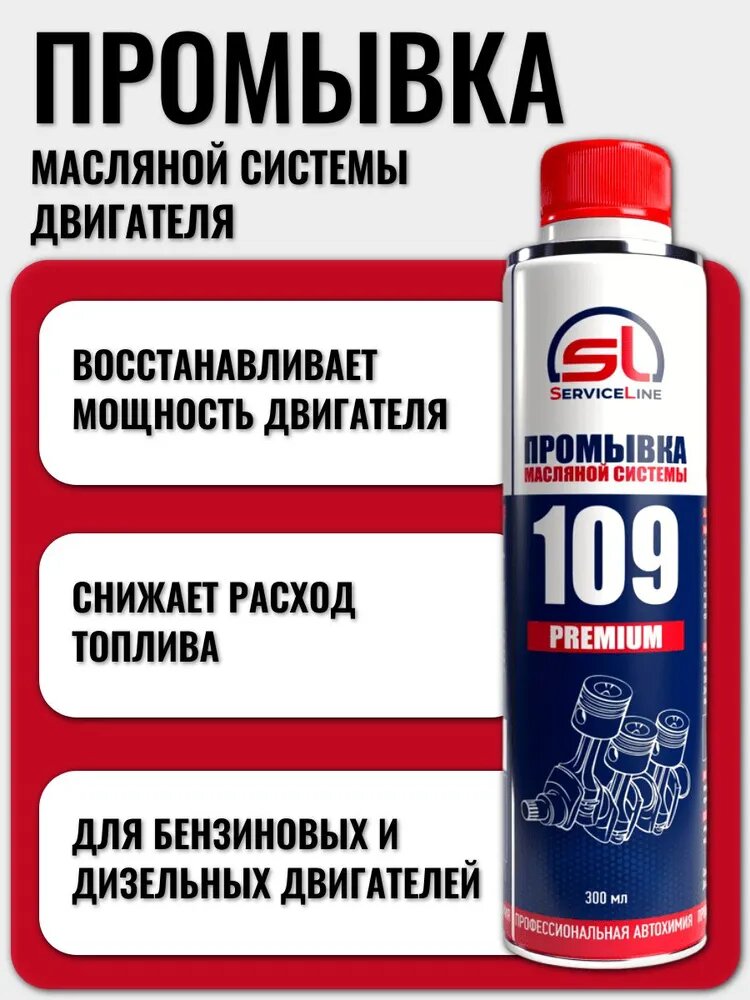 Промывка масляной системы двигателя SL109 Premium