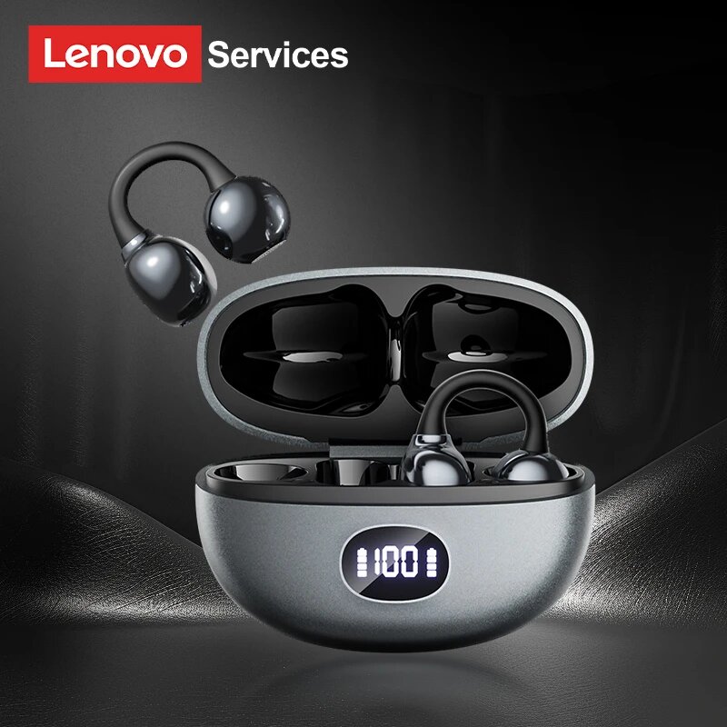 Lenovo LES-103 Черные беспроводные наушники с открытым ухом