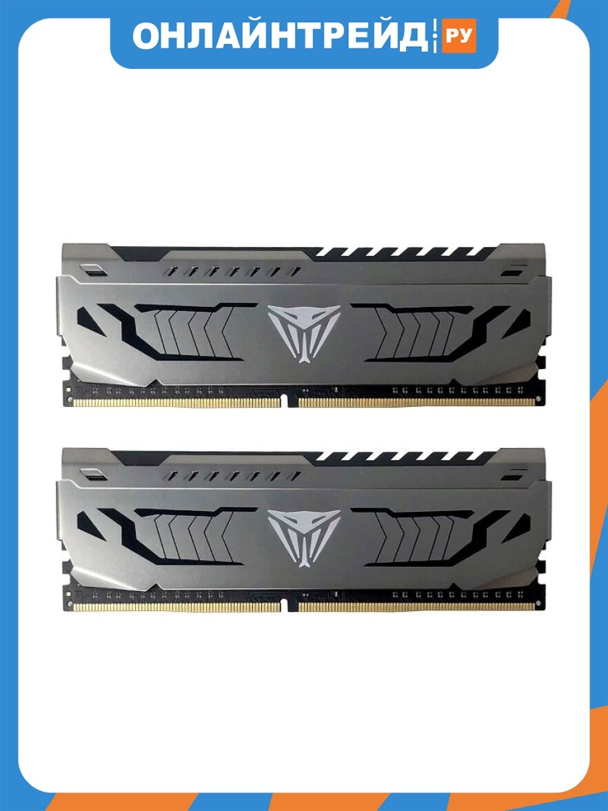 Оперативная память Patriot Memory DDR4 32Gb (2x16Gb) 3200MHz pc-25600 Viper Steel (PVS432G320C6K)