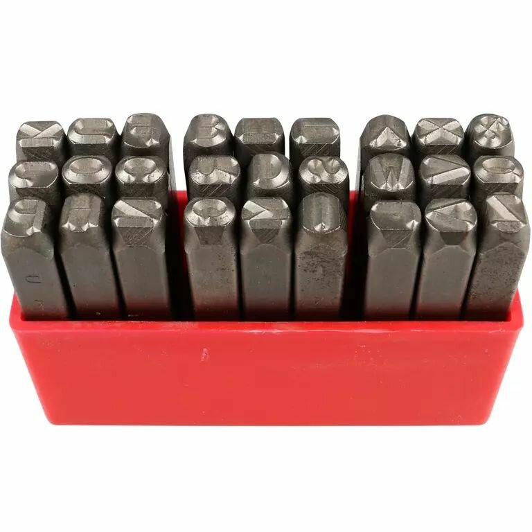 Набор клейм буквы 6 мм CrMo Licota ATF-5115A-6.0