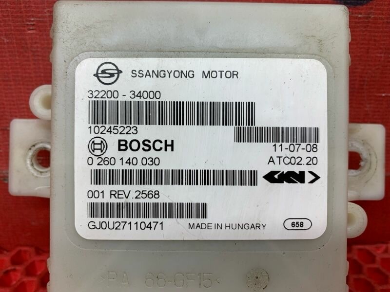 Блок управления полным приводом SsangYong Actyon 2011 3220034000 CK D20DTF оригинал (с пробегом)