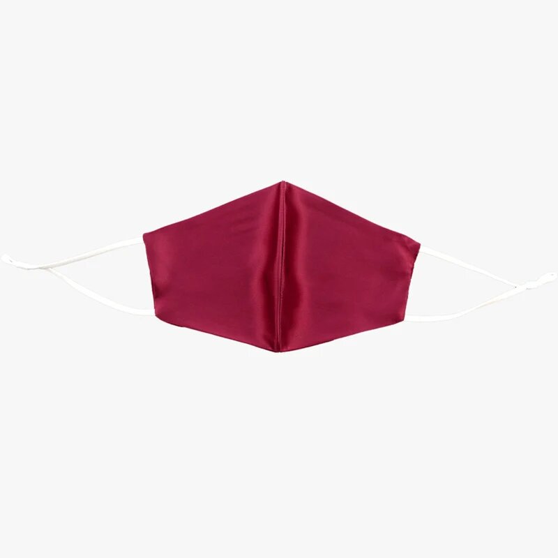 Маска для лица из шелка Silk Красный, Wine red