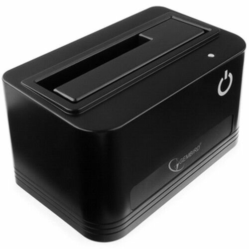 Док-станция SSD 2.5-3.5 SATA USB-A 3.0 Gembird HD32-U3S-4 SATA до 4ТБ + блок питания - чёрный