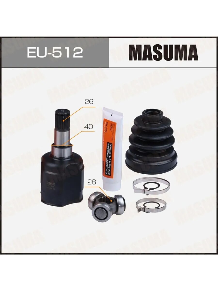 ШРУС для а/м Ford Mondeo IV 07-, Galaxy IV 06-, S-Max I 06-, арт. EU512