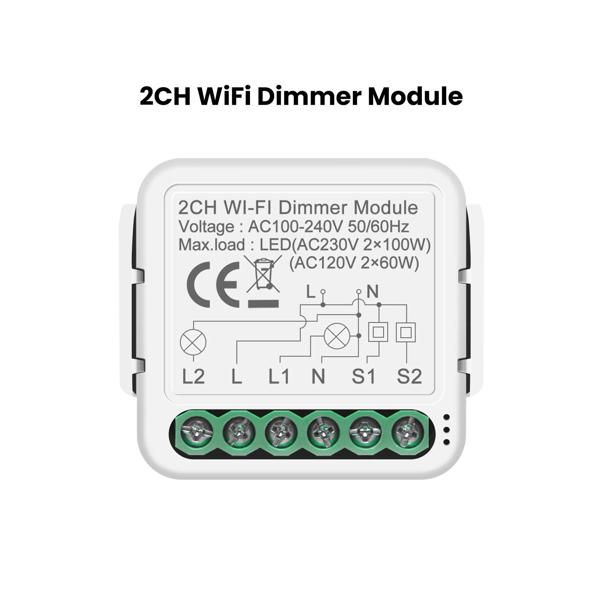 Диммер WiFi 2CH GIRIER WF Dimmer