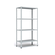 Стеллаж Практик MS 200KD/100x50/4, металлический, нагрузка 100 кг, серый