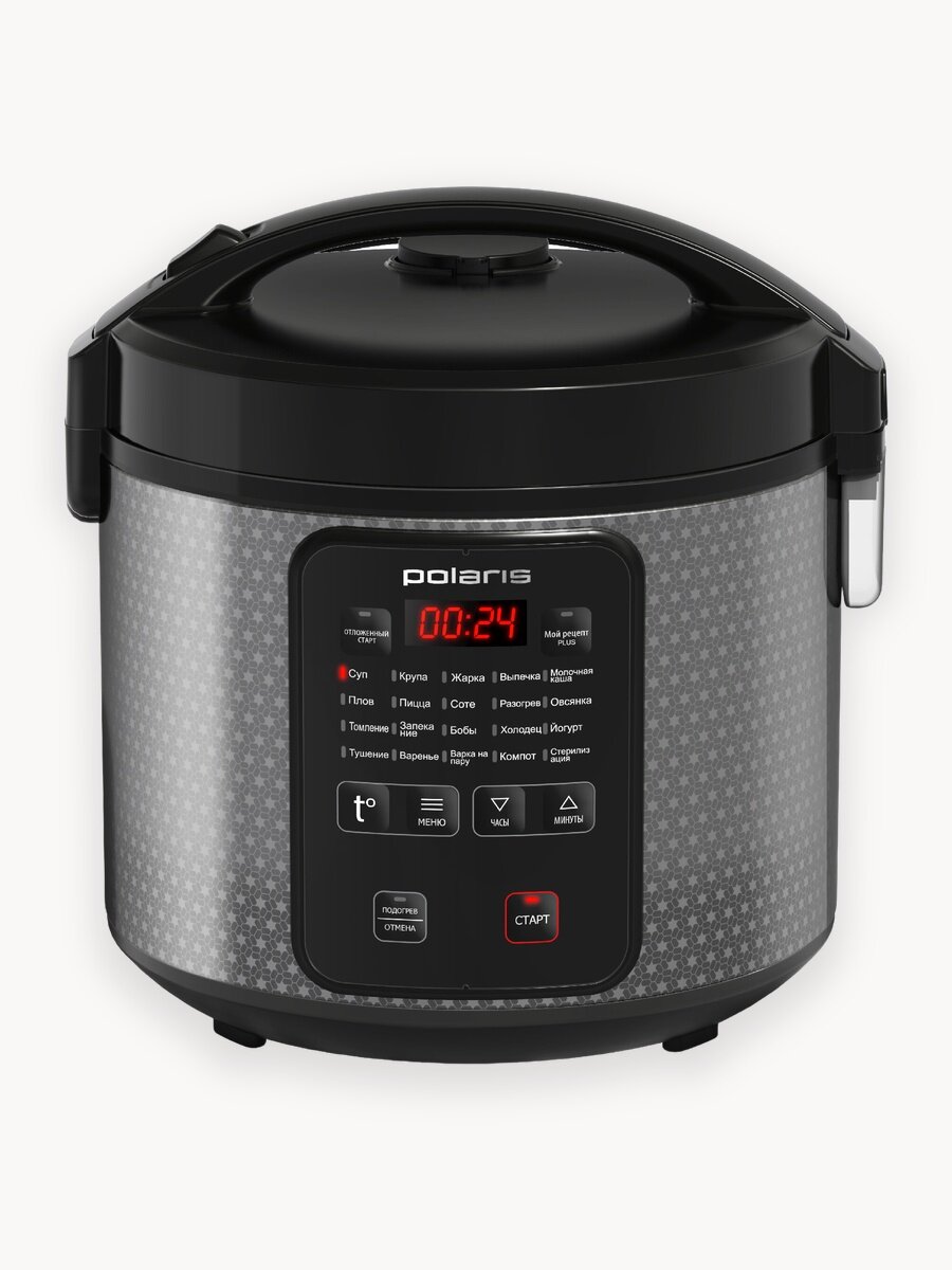 Мультиварка Polaris PMC 0578AD с антипригарной чашей 5 литров, 56 автопрограмм, 750 Вт