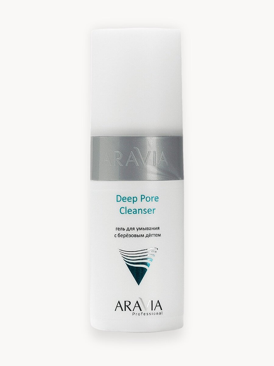 ARAVIA Гель для умывания с березовым дегтем Deep Pore Cleanser, 150 мл