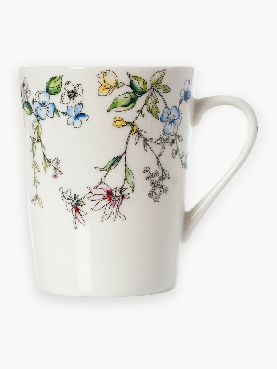 Кружка для чая и кофе Domenik WILD BOTANICALS 320мл, фарфор, 1 штука