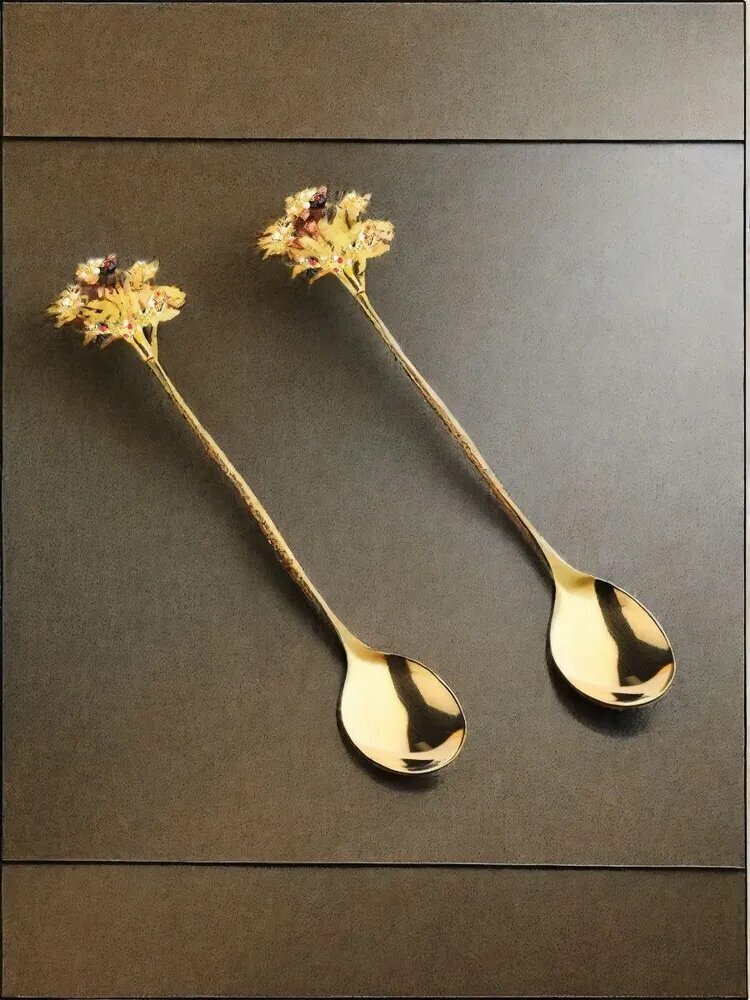 Ложка десертная Christmas miracle 2 предм. золотой