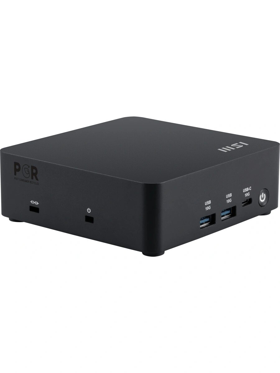 Неттоп MSI Cubi NUC AI 1UMG-061BRU Core Ultra 5 125H Arc graphics/noOS/черный
