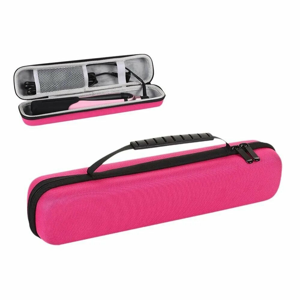 Портативный жесткий чехол для выпрямителя и щипцов с защитой от пыли и ударов