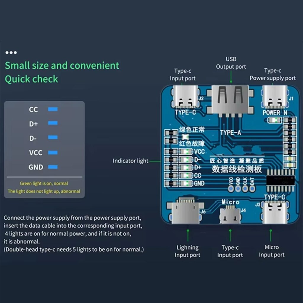 Детектор-тестер USB-C — фото 1