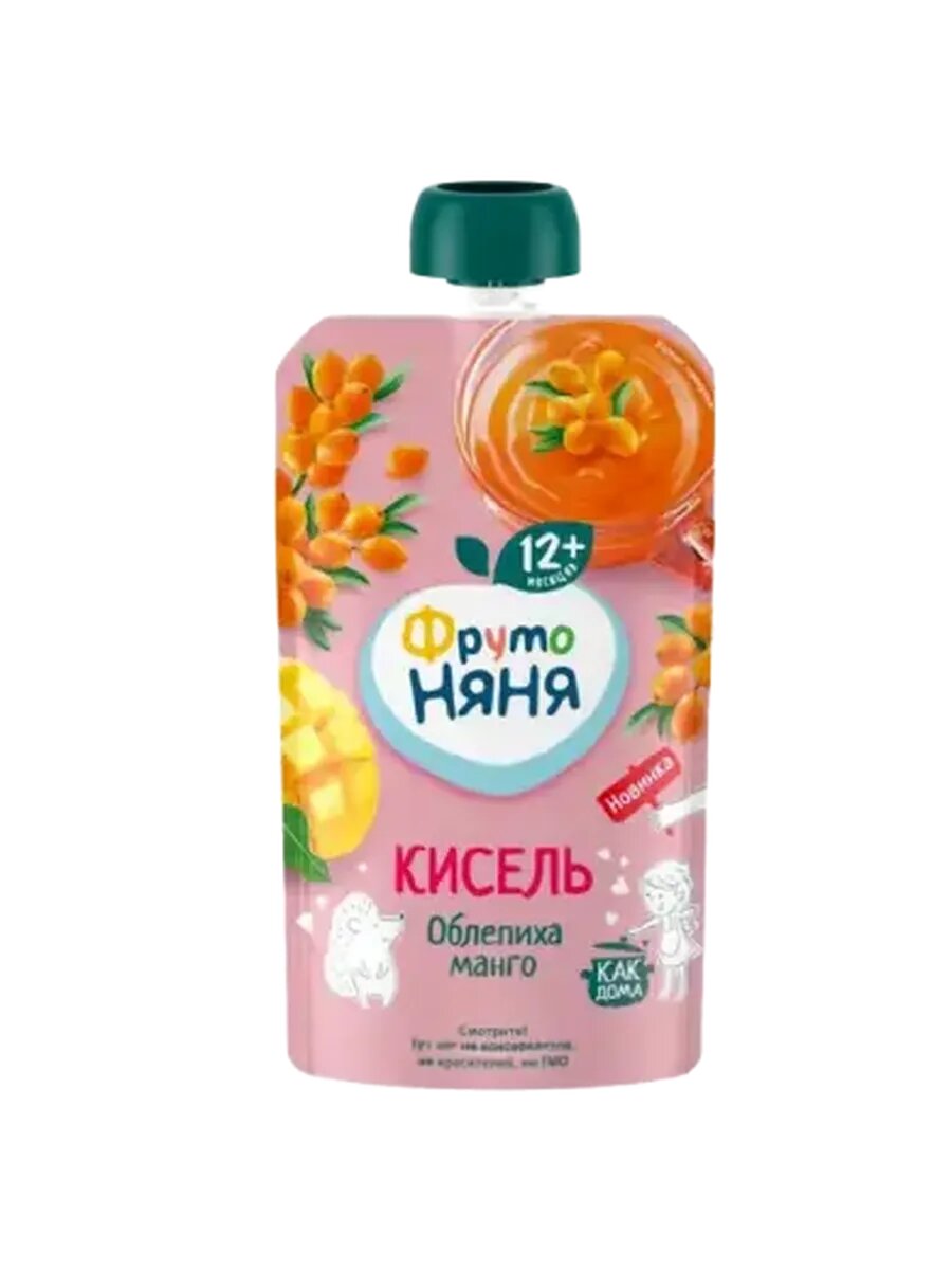 ФрутоНяня Кисель из облепихи и манго для питания детей 130г