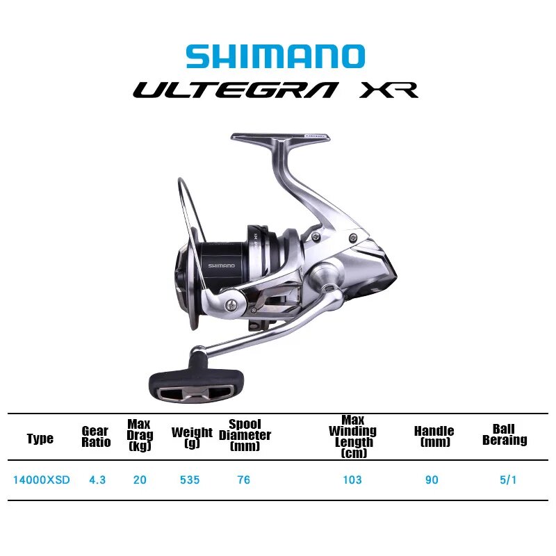 SHIMANO ULTEGRA XR 14000XTD/XSD Спиннинговая катушка для морской воды 14000 XSD