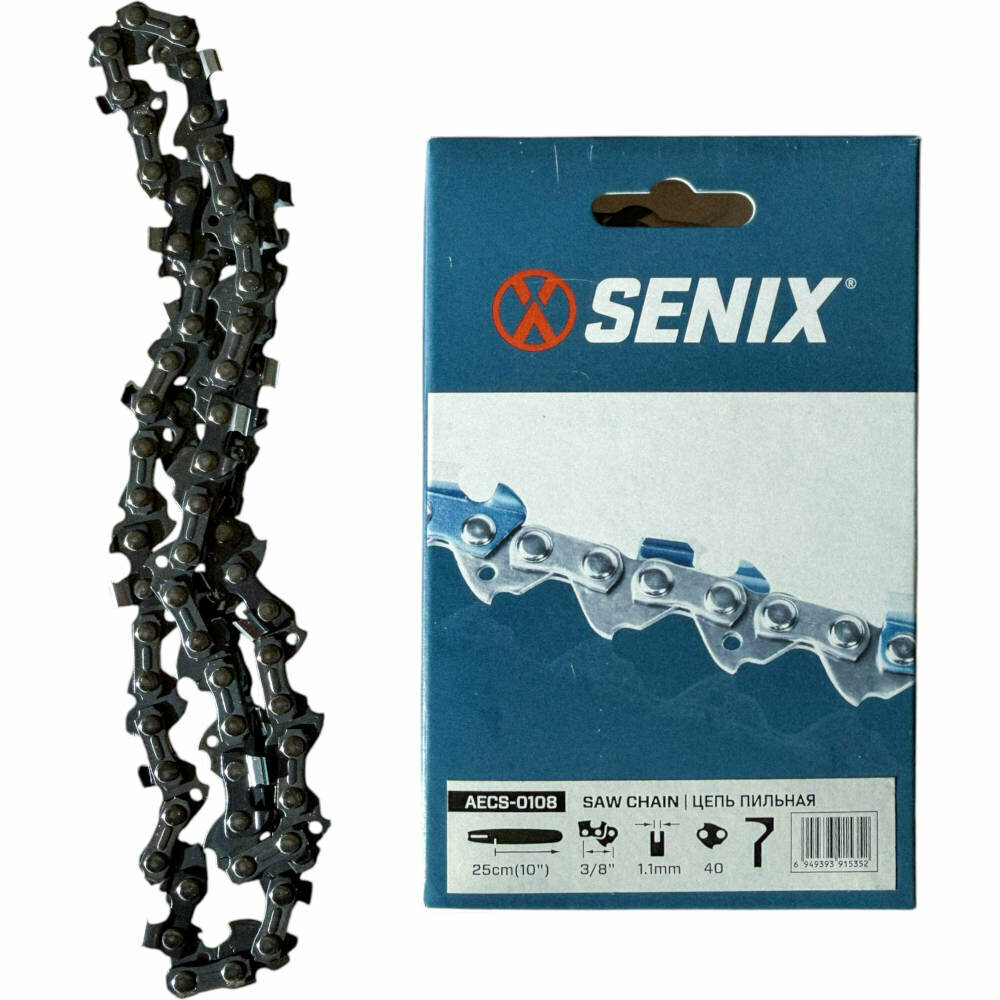 Цепь SENIX 10" 3/8" - 1,1 (40зв) AECS-0108