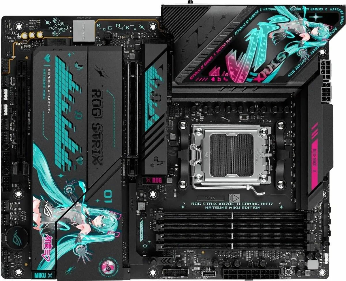 Материнская плата ASUS ROG STRIX X870E-H GAMING MIKU