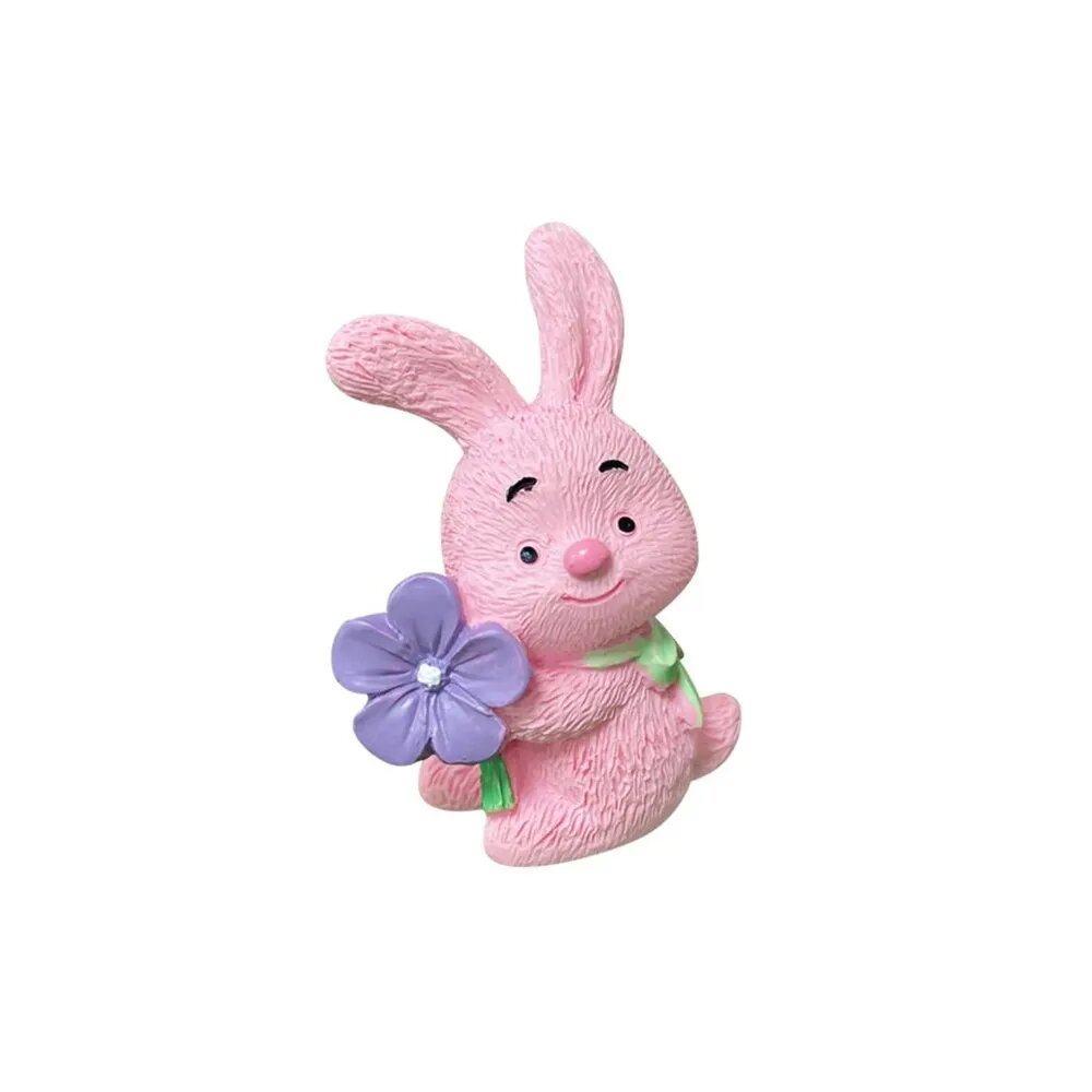Миниатюрная фигурка кролика из смолы
