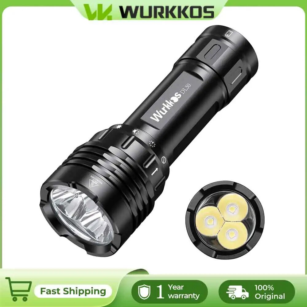 Wurkkos DL30 Фонарь для дайвинга 5000K
