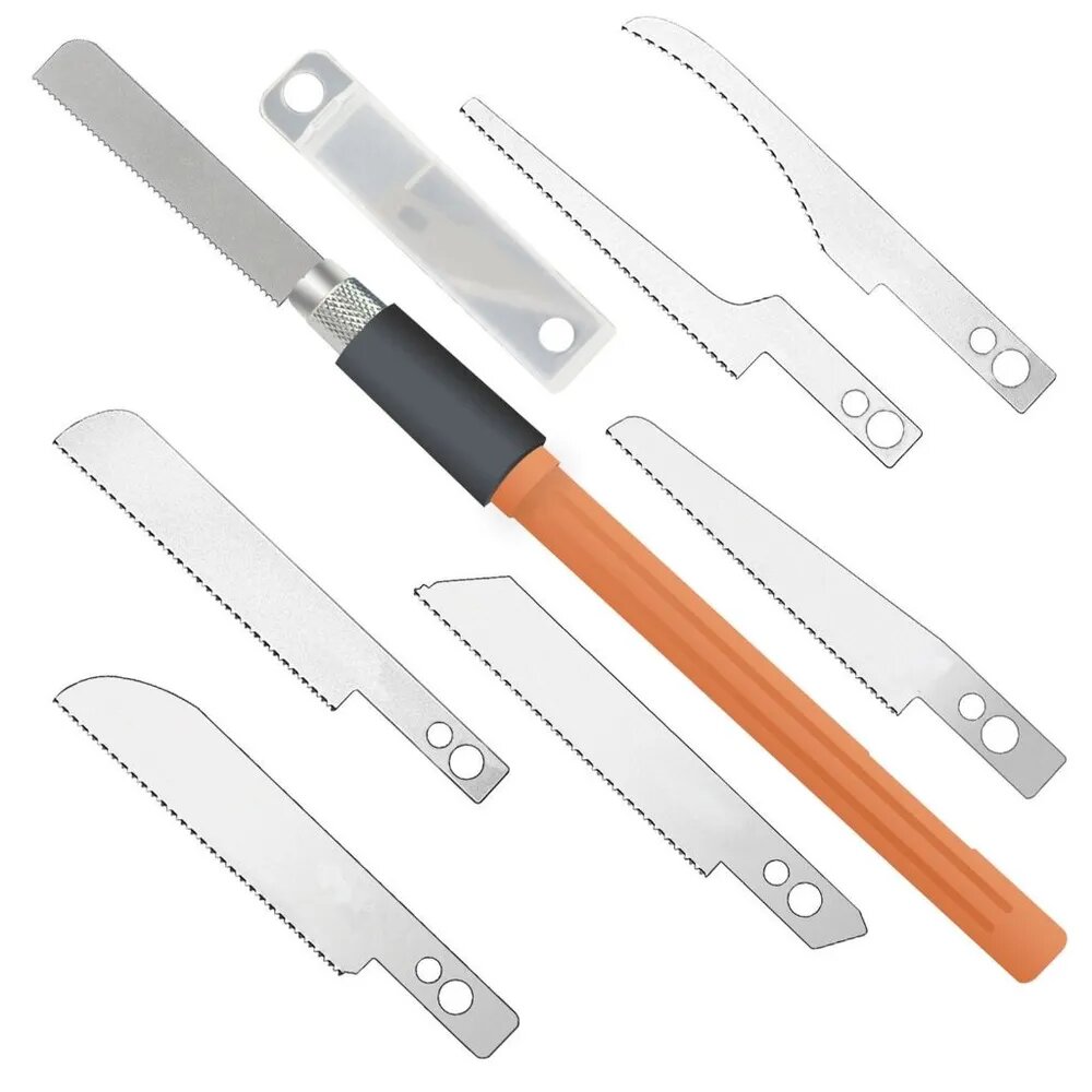 Эффективная миниатюрная ножовка, подходящая для резки дерева, пластика и металла с регулируемым углом, различные задачи DIY и ремонта