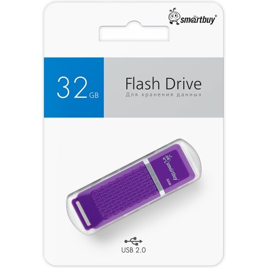 USB флешка Smartbuy 32Gb Quartz violet USB 2.0