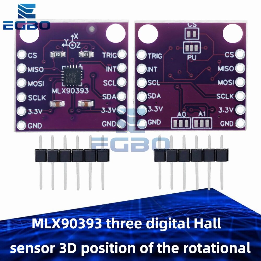 Датчики Холла MLX90393 Baishundianzi для Arduino 1pc