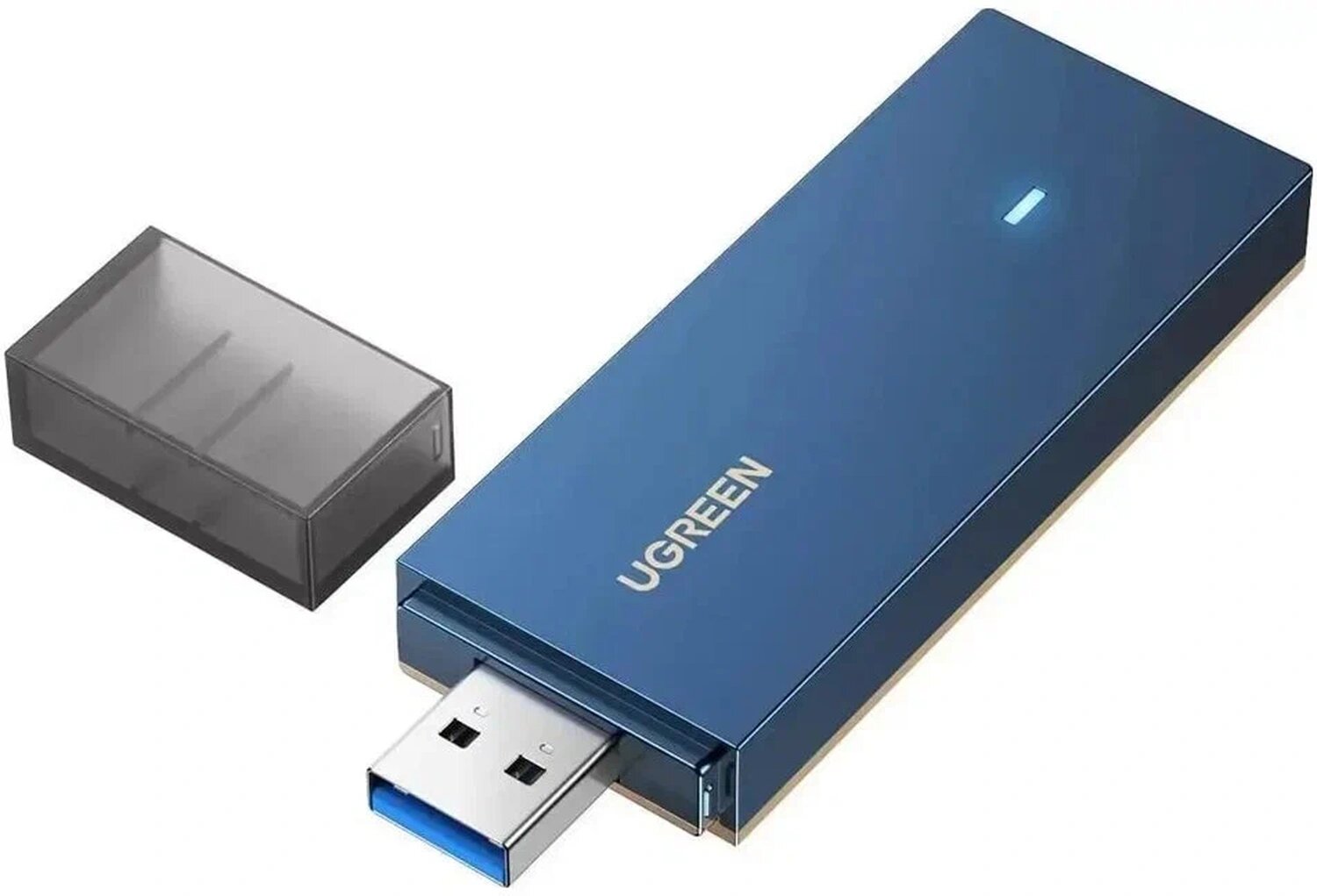 Адаптер двухдиапазонный UGREEN CM499 (90340) AX1800 Dual-Band Wireless Adapter (Wi-Fi 6). Цвет: синий