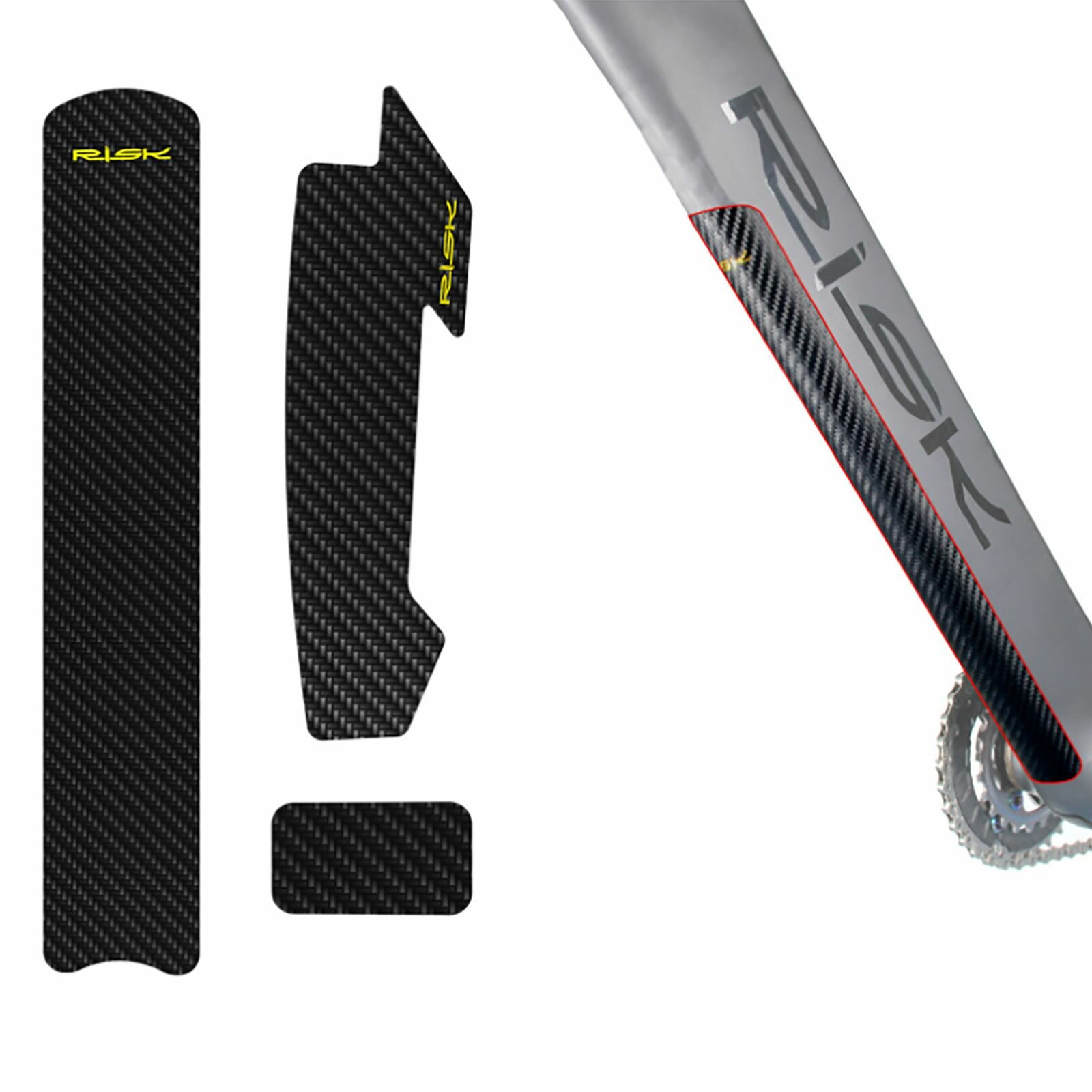 Защитные накладки на раму велосипеда от царапин