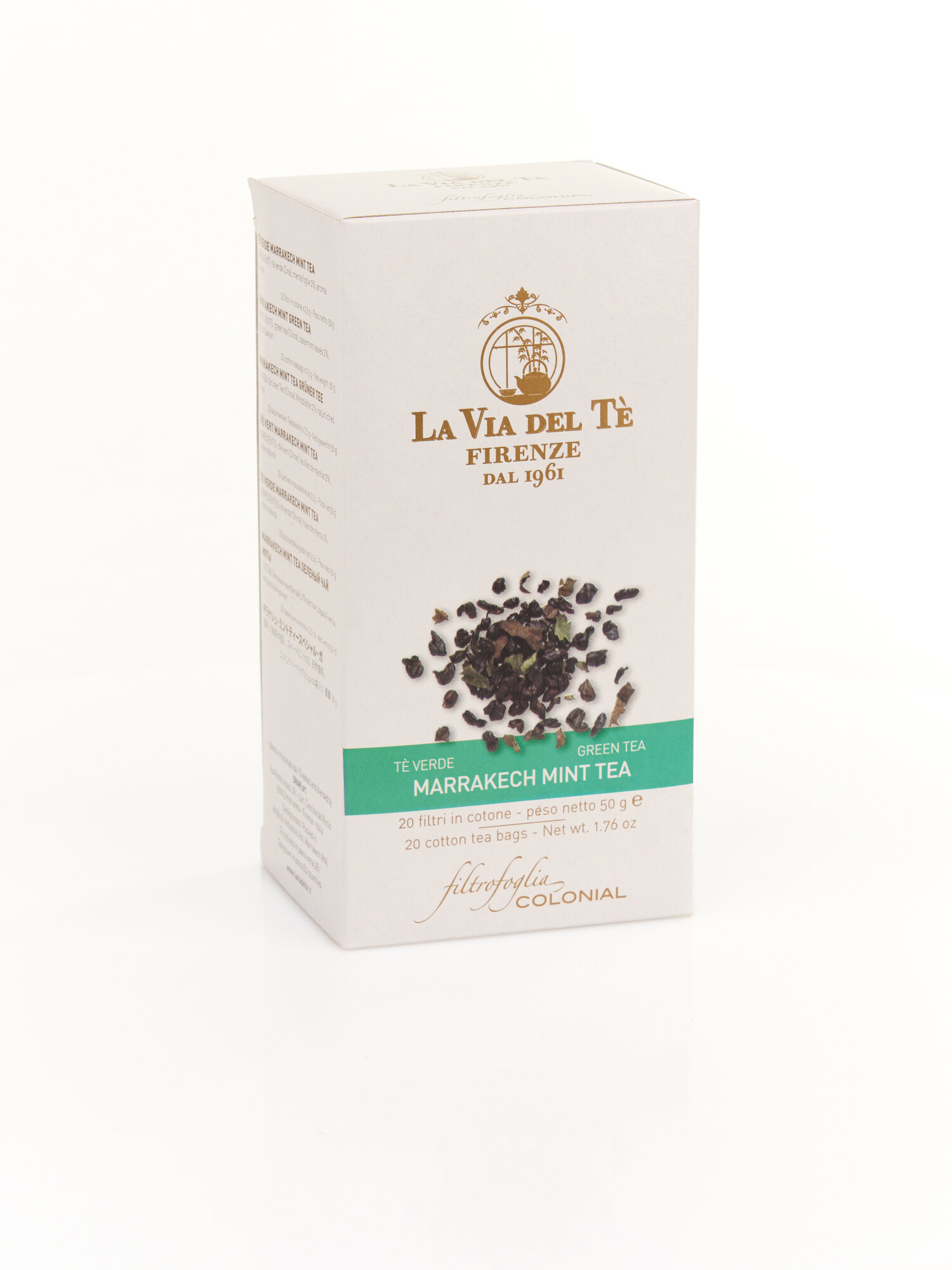La Via Del Te. Итальянский зеленый чай. Марракеш 50 гр.