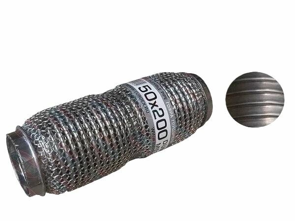Гофра глушителя EUROEX 50x200dm 50x200 Dumbbell Meshed