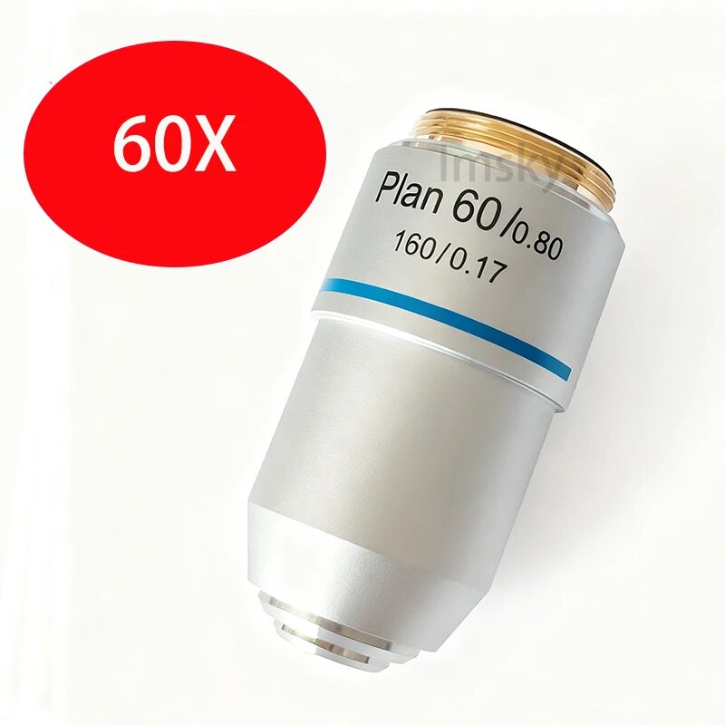 Объектив микроскопа Plan 60/0.80 160/0.17 60X