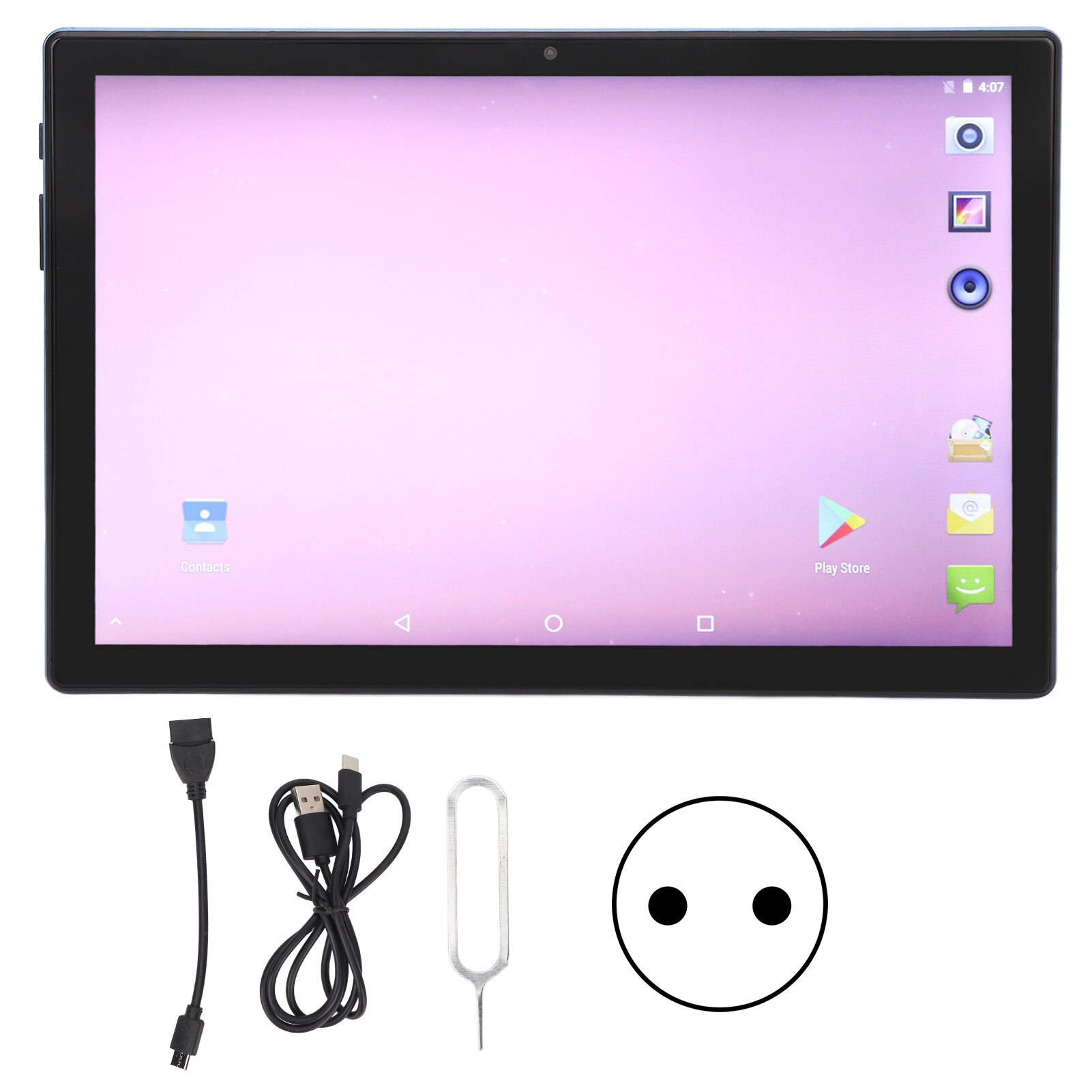 Планшет 10.1 8G/256G, IPS 1960x1080, Android 11, WiFi 2.4G/5G, звонки, 100240В EU