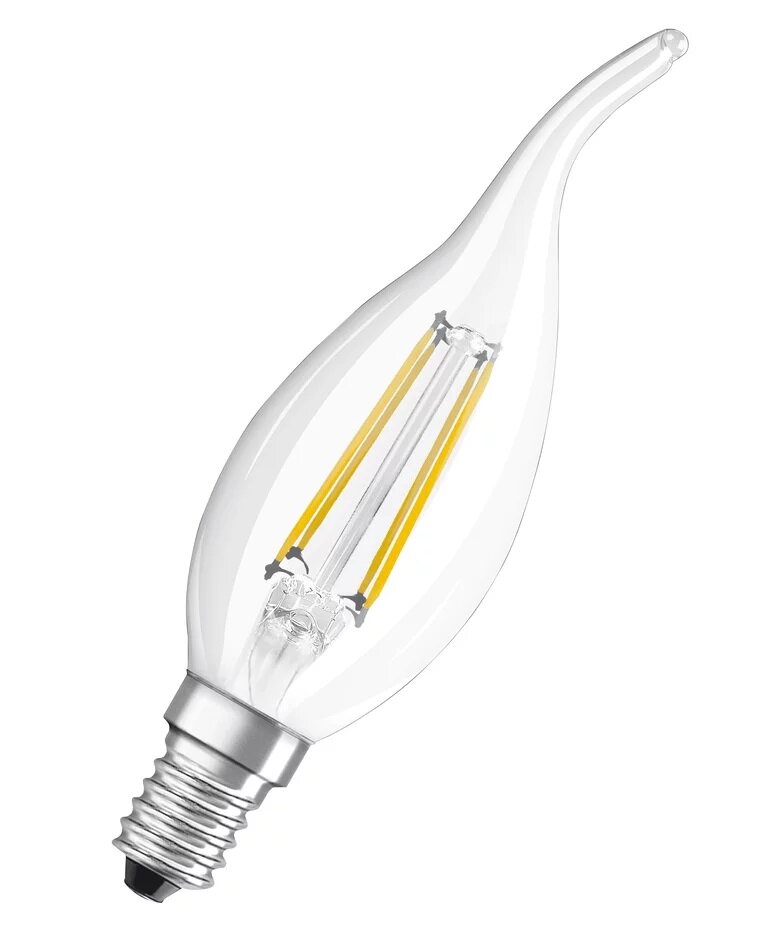 LED STAR CL BA75 6W/840 220-240V FIL CL E14 806lm - LED лампа свеча на ветру OSRAM