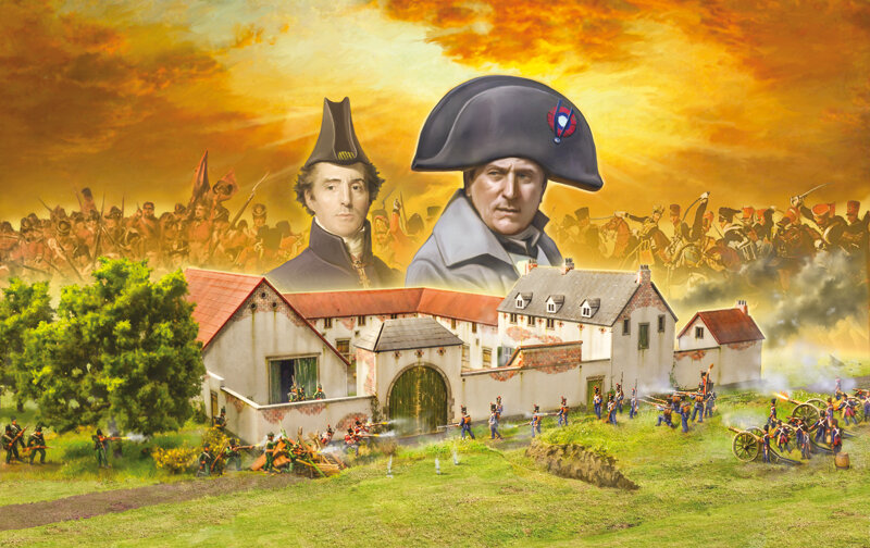 Сборная модель "Наборы для диорам La Haye Sainte Waterloo 1815 - BATTLESET" (1:72), артикул 6197