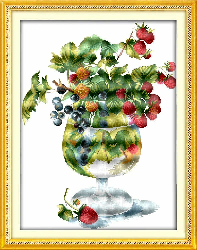 Набор для вышивки крестом Dreampattern Фрукты 14ct print canvas