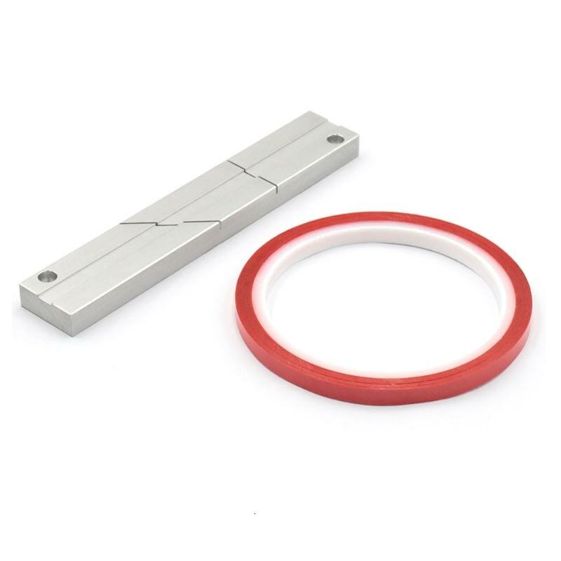 Алюминиевый соединительный блок для студийного ремонта ленты, красный