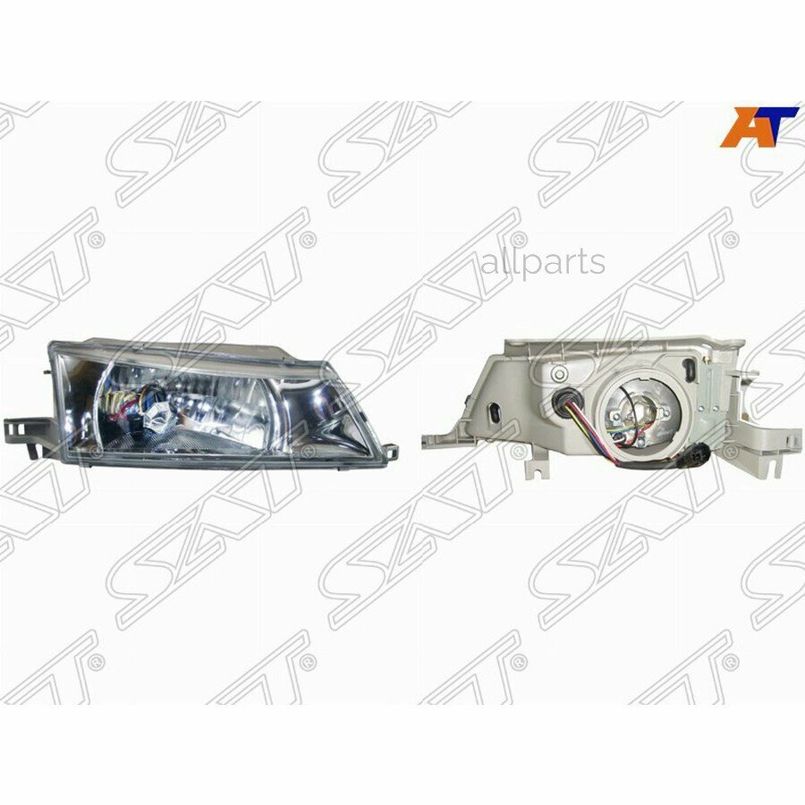 SAT ST-222-1103CR Фара Daewoo Nexia 94-08 (Справа/ хром)