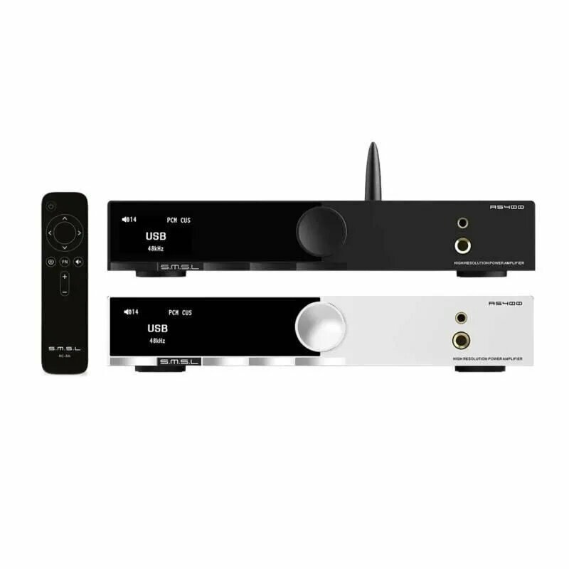 SMSL AS400 ЦАП / Усилитель для наушников Hi-Res Audio, USB DAC, балансный выход XLR, RCA, Bluetooth LDAC, 32bit/768kHz, DSD512