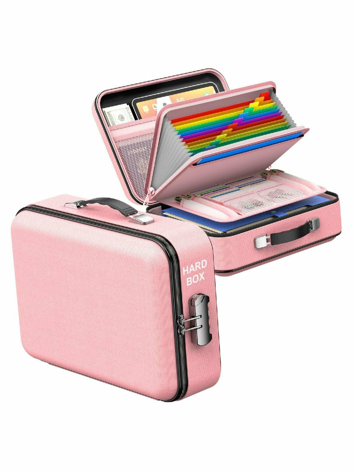 Тонкий переносной футляр для папок, защищенный от огня и воды для деловых записей