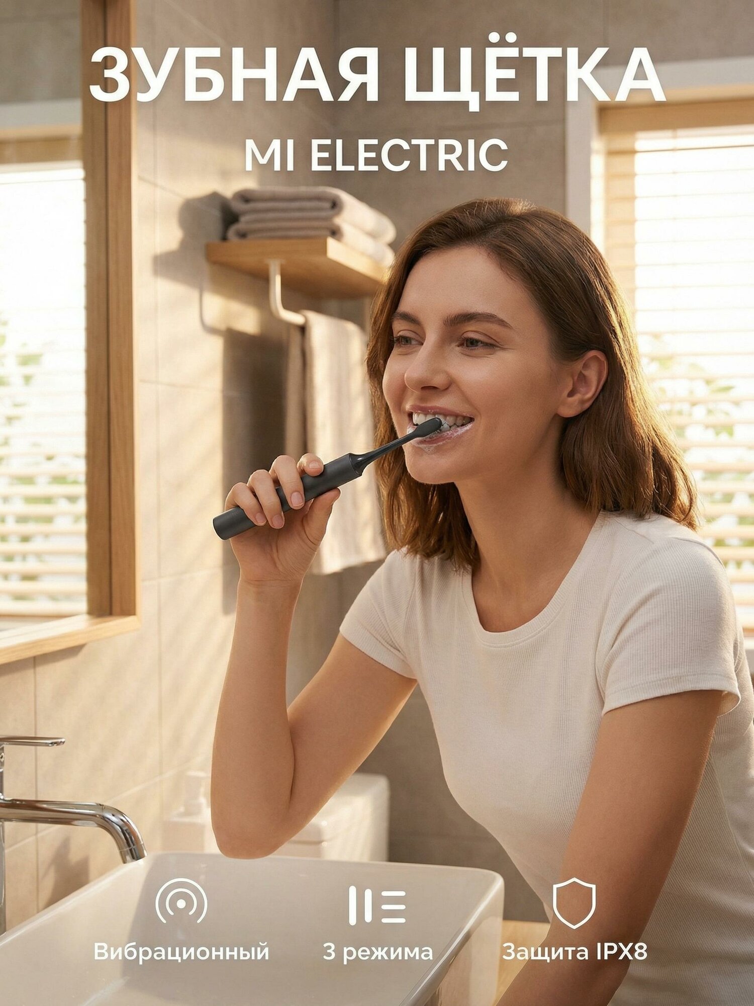 Электрическая зубная щетка Xiaomi Mi Electric Toothbrush T302 Blue CN
