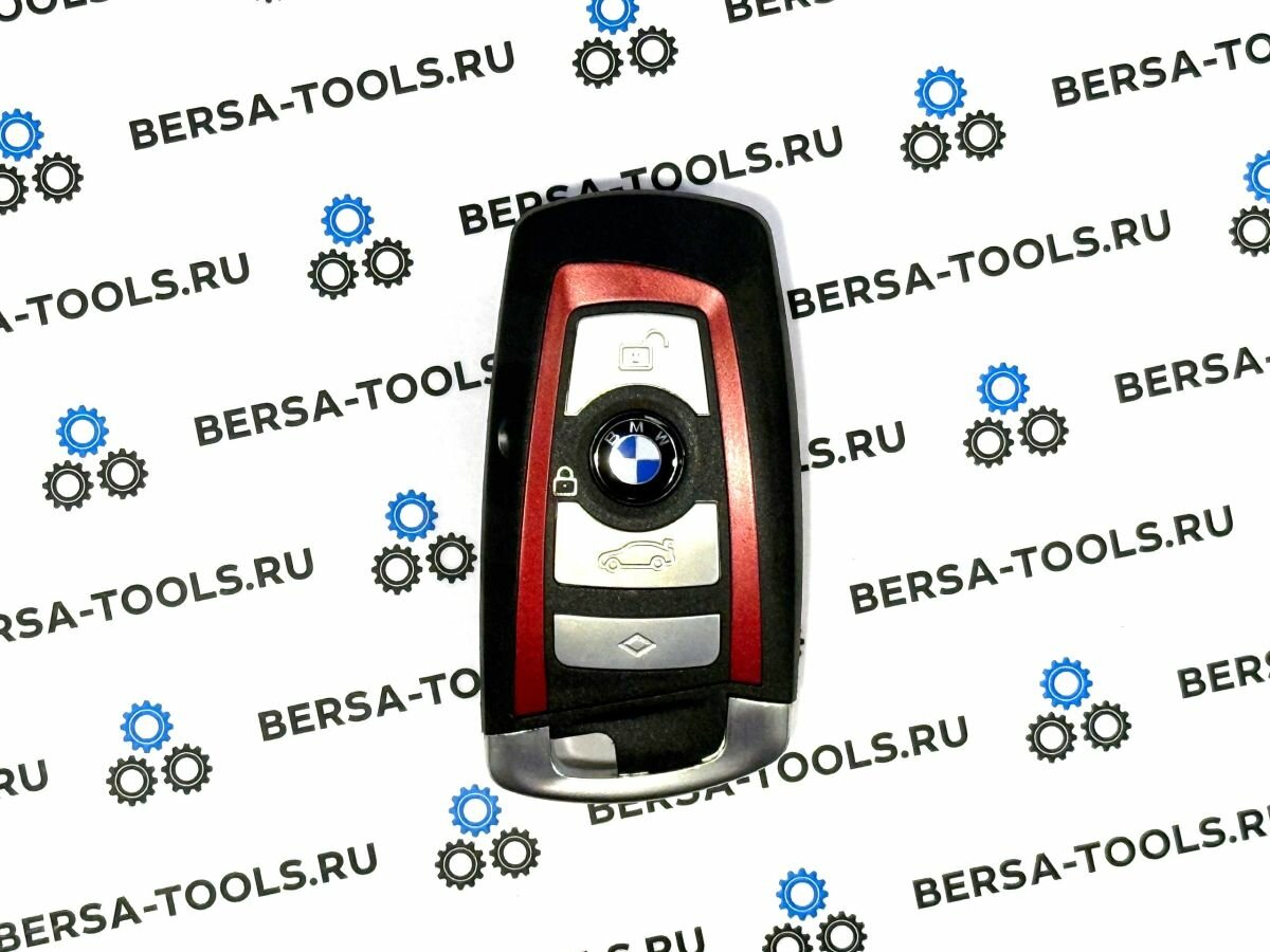 Корпус смарт-ключа BMW F-series красный (4 кнопки)