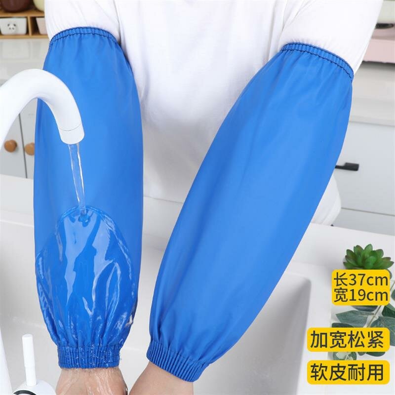 Защитные рабочие рукава из мягкой кожи для взрослых мужчин, кухонные кожаные рукава для женщин, водонепроницаемые, износостойкие, маслостойкие, удлиненные, бесплатная доставка.