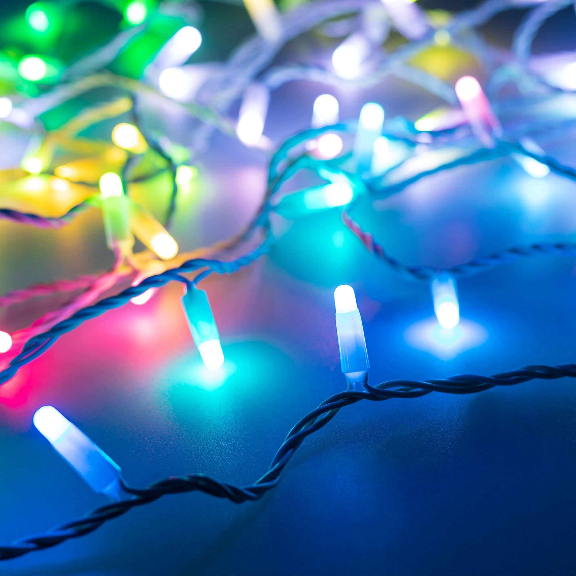 Светодиодная гирлянда ARD-STRING-CLASSIC-10000-WHITE-100LED-MILK-LIVE RGB-DMX (24V, 10W) (Ardecoled, IP65, 1 год) 031748
