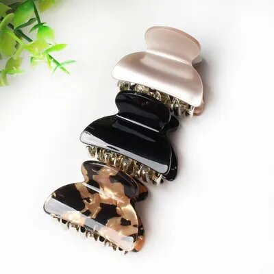 3 упаковки заколки для волос «Ромашка», акриловый пластик, маленькая заколка для волос для женщин и девочек, модный золотой краб для банков для волос, зажимы, аксессуары для волос