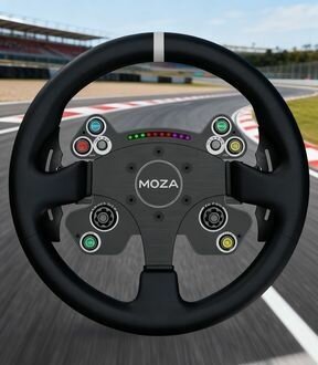Руль MOZA CS V2P RS057, алюминиевый обод, для ПК и консолей, профессиональный уровень