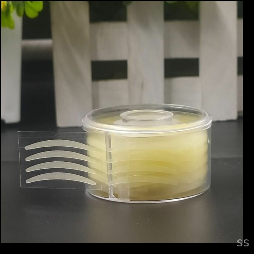 Лифтинг полоски для век, невидимые тейпы для глаз прозрачные 600шт.+ пинцет.