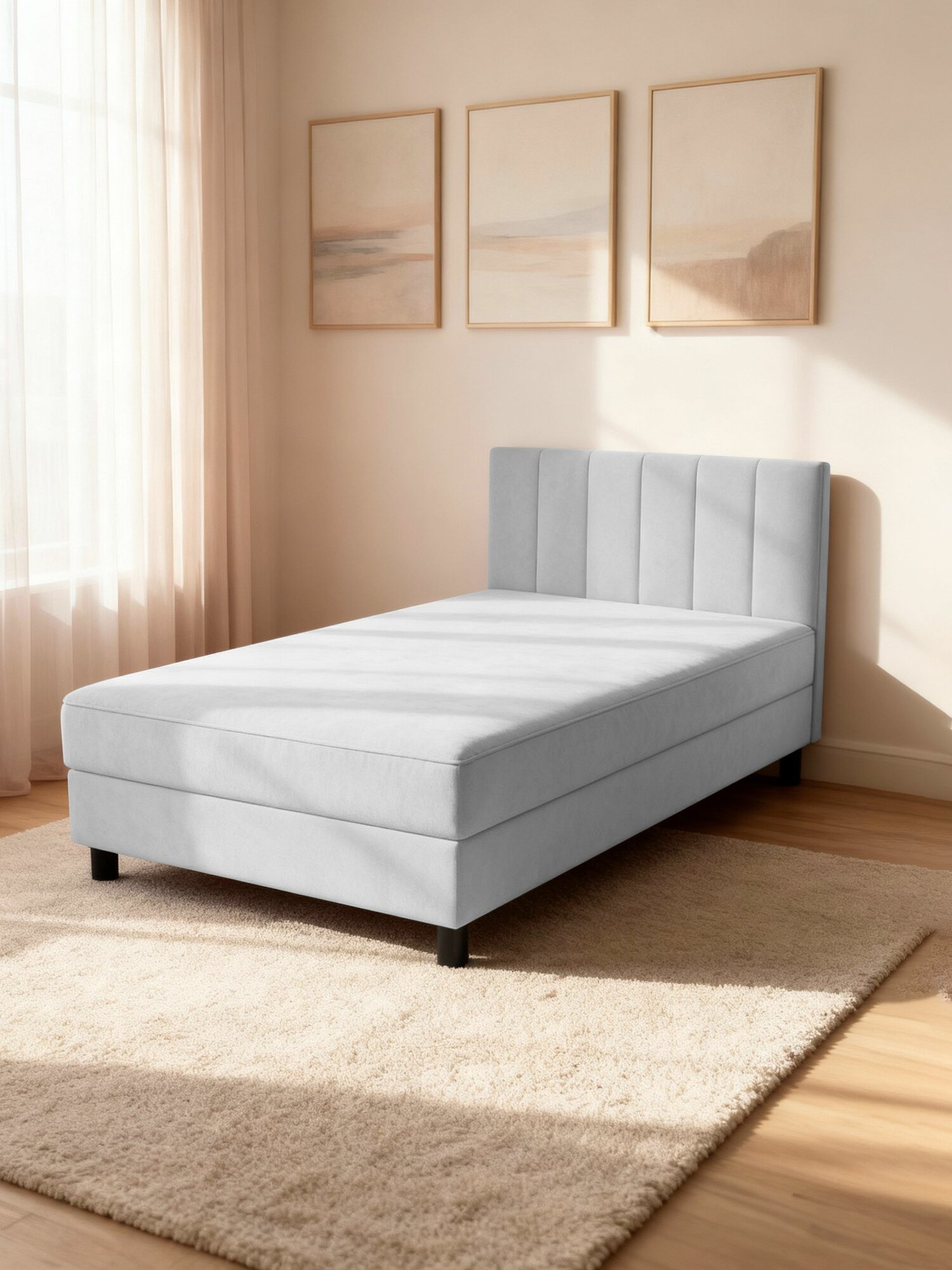 Тахта Адель фокус- мебельная фабрика 140х200х80 см пепельно-серый